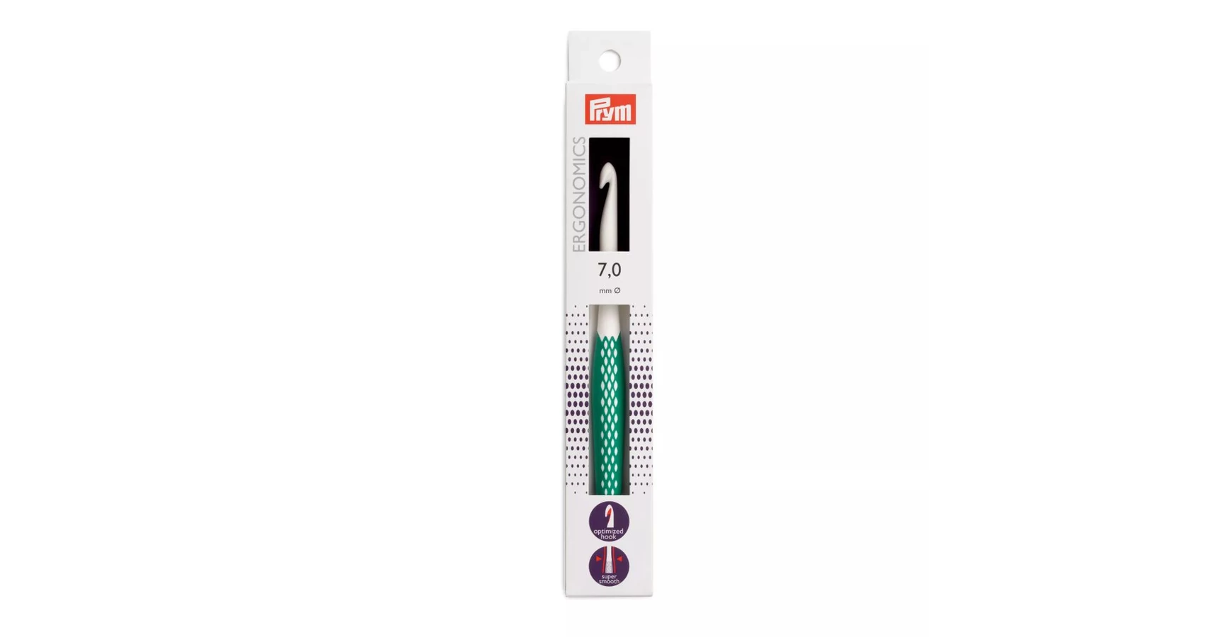 Prym ergonomikus horgolótű 7 mm – kézbarát, prémium | Fonalazoo